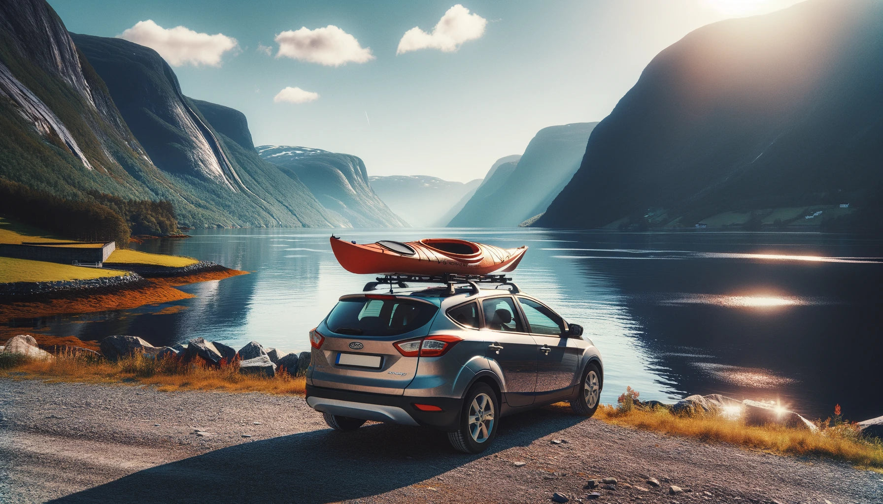 Hvordan frakte kajakken - bruk av takstativ – Seabird of Norway